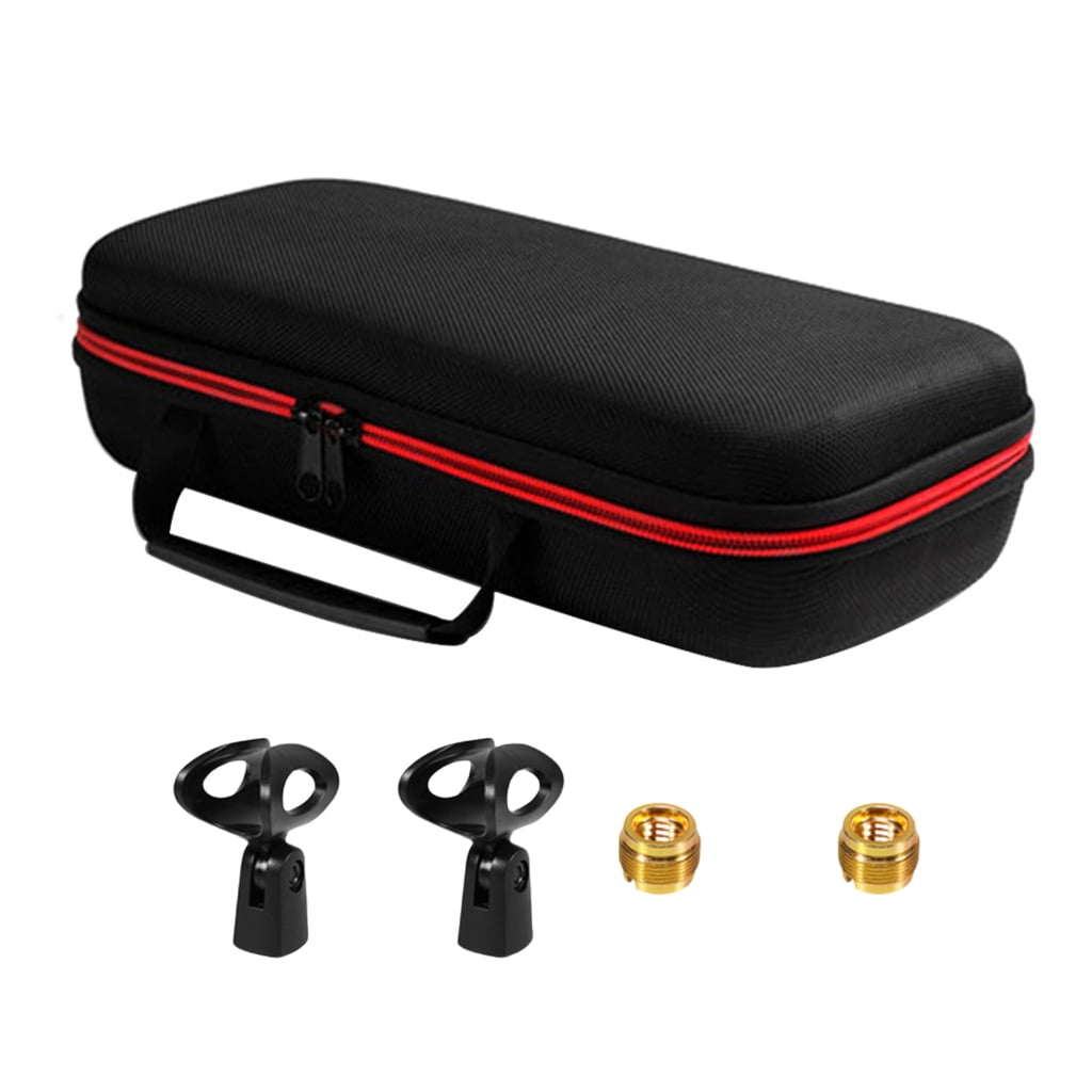 Yammee Wireless Microphone Case Mic Holder Adapter for Double Mic ...