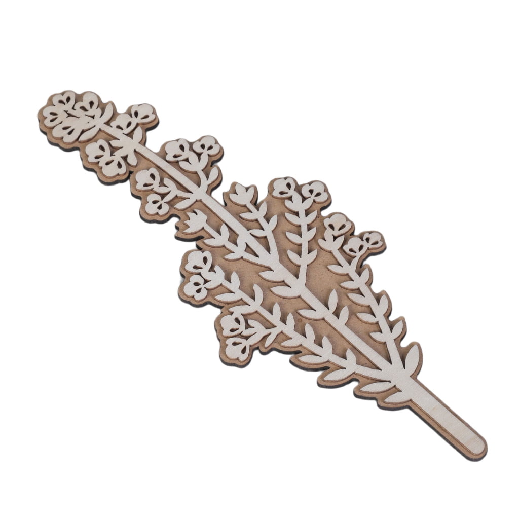 Yammee Wood Stamp Decorative Stamp Flower Stamp Plant Stamp Scrapbook ...