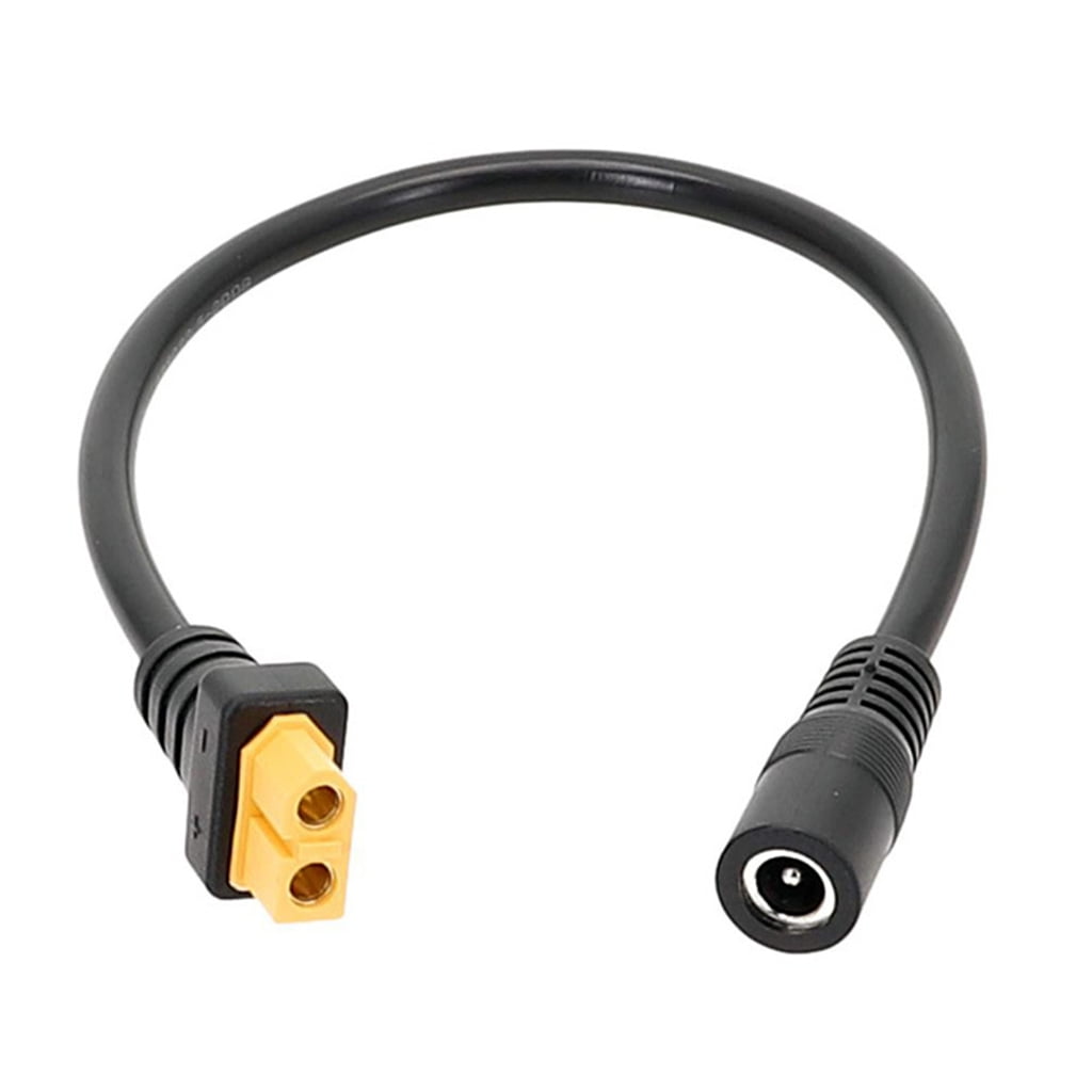 Yammee XT60/T Plug Female Male to 5.5x2.5mm Connector Battery Charging Adapter Cable Conversion ...