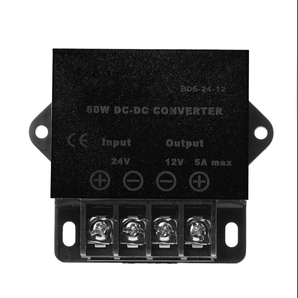 Yammee for DC 24V To 12V 5A 60W Converter Step Down Regulator For Low Voltage Transform ...