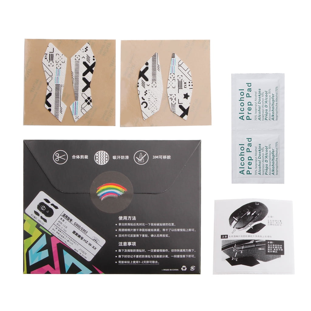 Yammee for G900 G903 Mouse Skin Sweat Resistant Pads Anti-slip Mouse ...