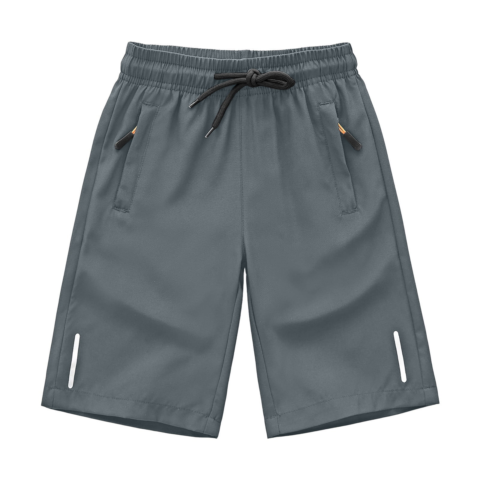 Yammkia Boys Athletic Shorts with Zipper Pockets Dry Fit Lightweight ...