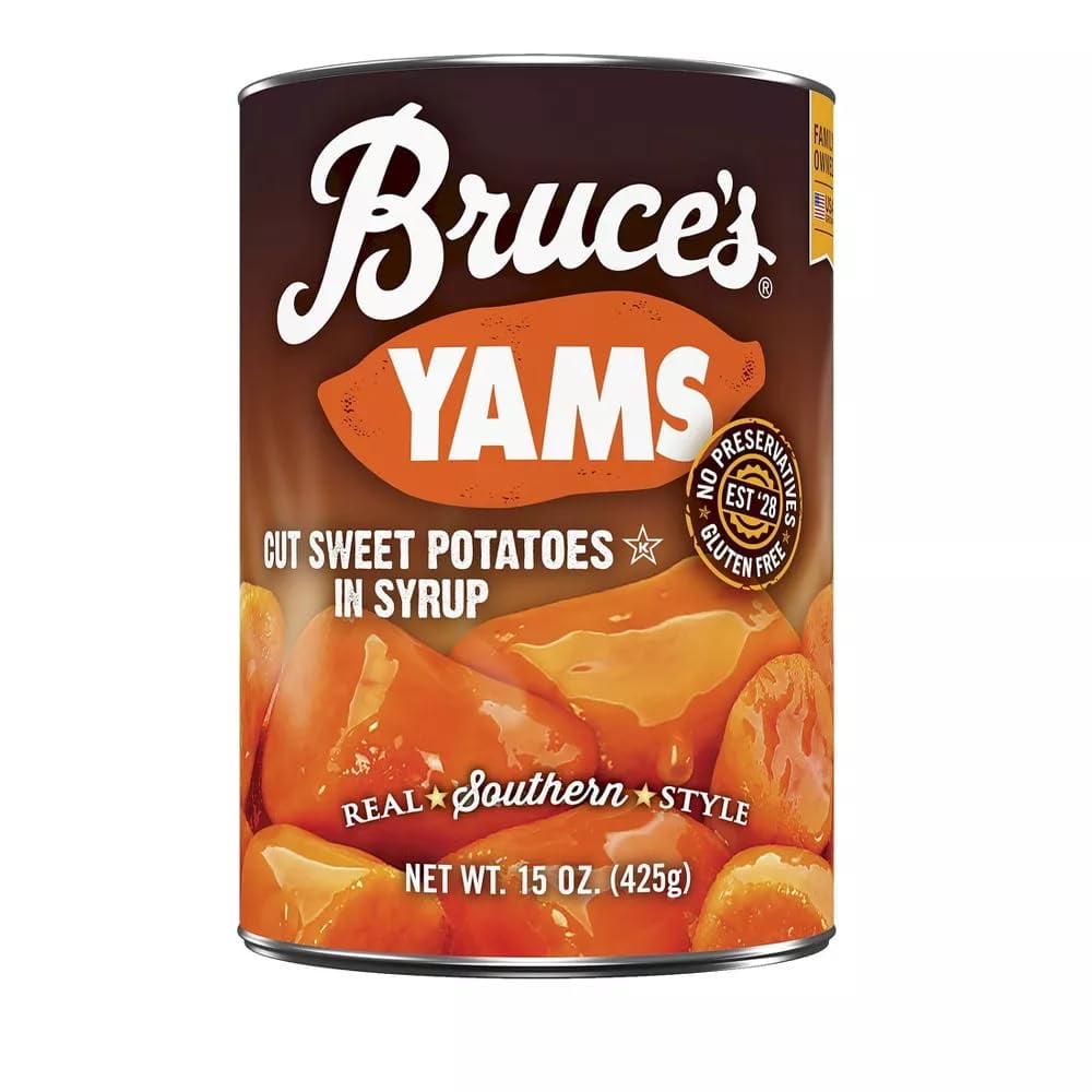 Yams Sweet Potatoes in Syrup 15oz Cans (4 Pack) - Walmart.com