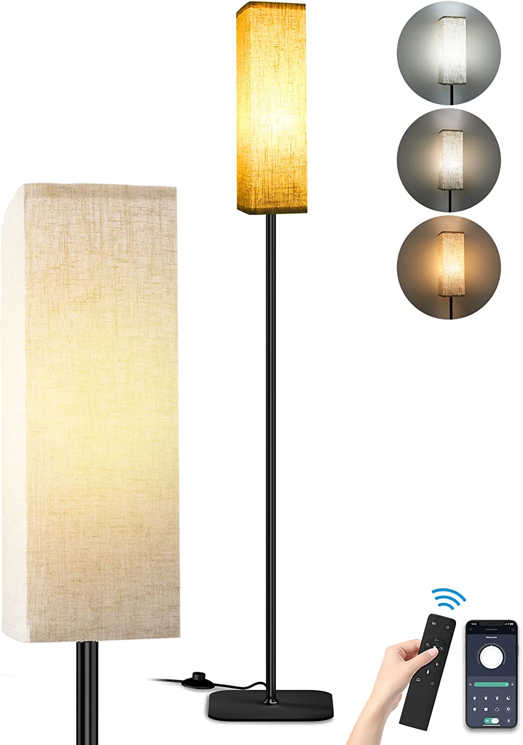 Home Floor lamp,Night light by batteries,Boho floor lamp Led Lights For ...