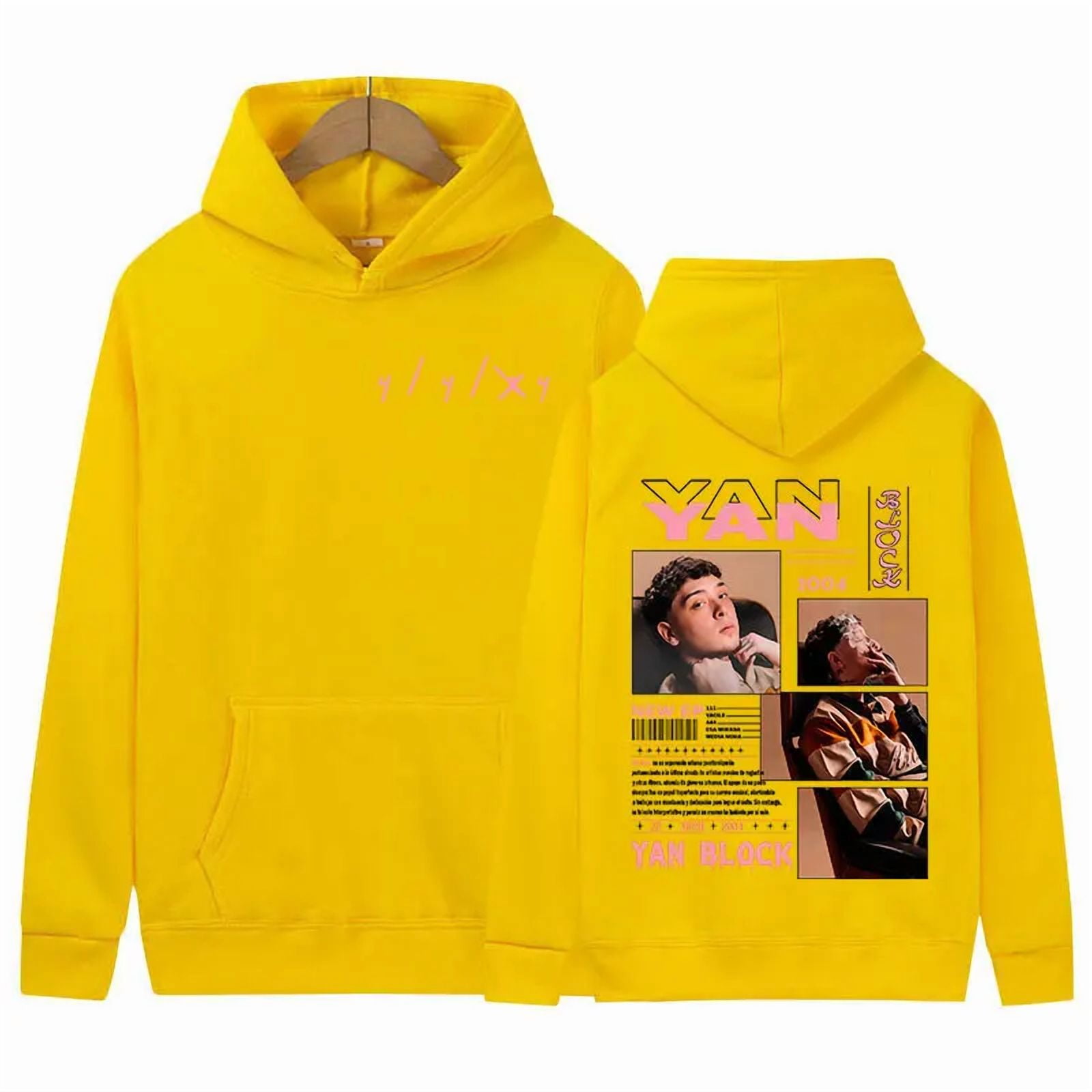 Yan Block Tour 2025 Album Merch Unisex Oversized Soft Harajuku Style ...