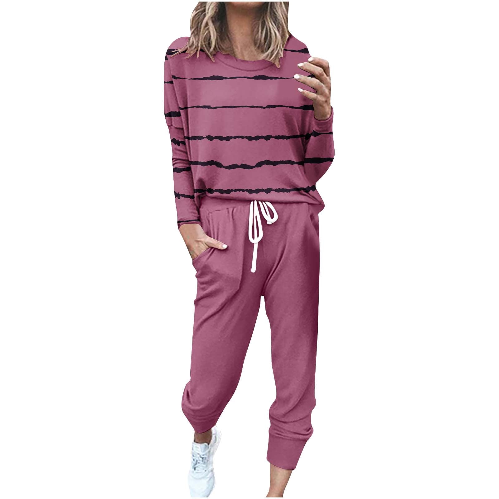 YanHoo 2 Piece Outfits for Women Sweatsuits for Women Sets 2 Piece ...