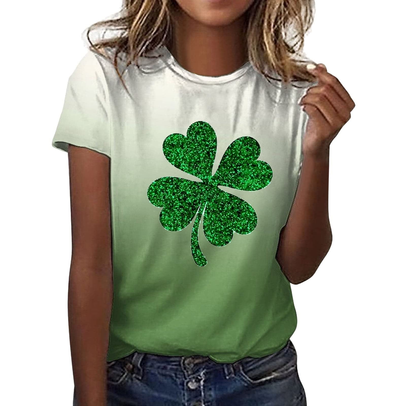 Customer reviews for YanHoo Irish Tee Shirts for Women Short Sleeve ...