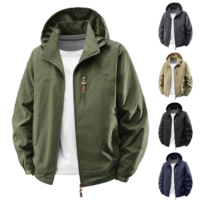 YanHoo Men's Jacket Tactical Performance Waterproof Softshell Jackets ...