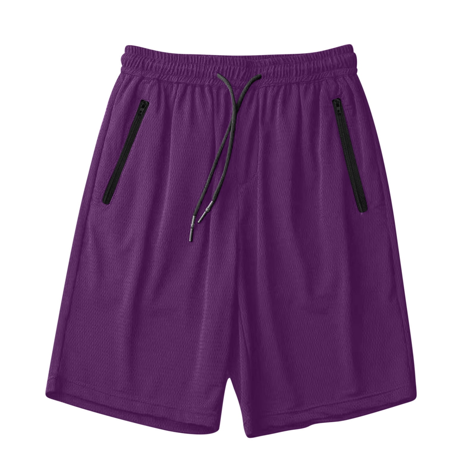 YanHoo Mens Workout Shorts with Zipper Pocket Quick Drying Elastic ...