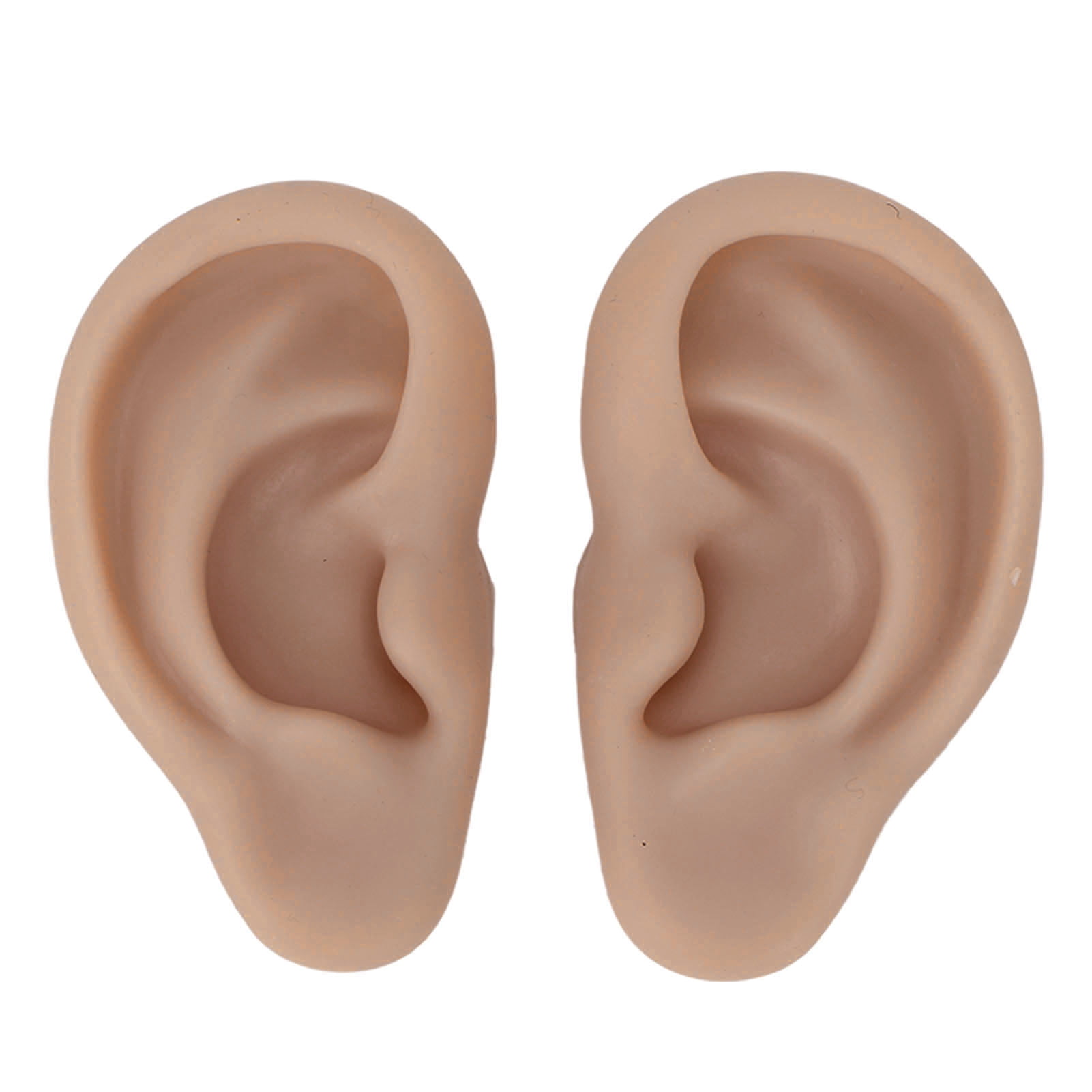 YanMaoYi 1 Pair Silicone Ear Model Soft Flexible Simulation Ear Model ...