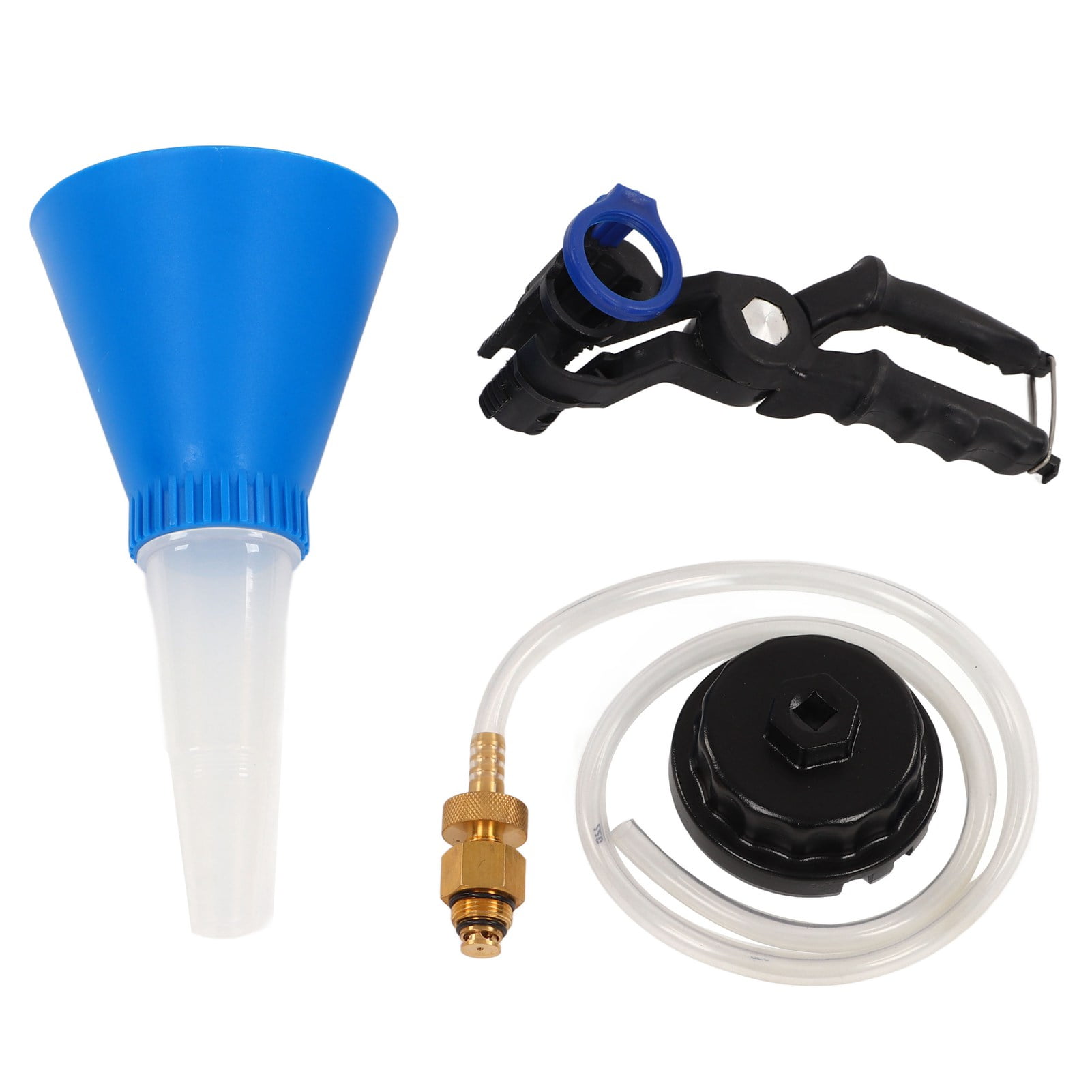 YanMaoYi 4Pcs Oil Filter Wrench Reusable Funnel with Drain Tube Kit Oil ...