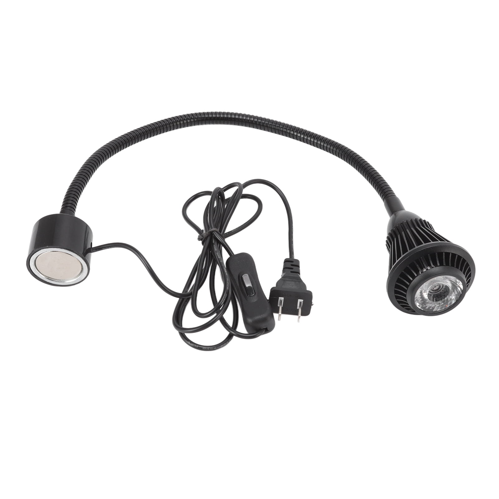 YanMaoYi 7W LED Machine Work Lamp with Magnetic Base Aluminum Gooseneck ...