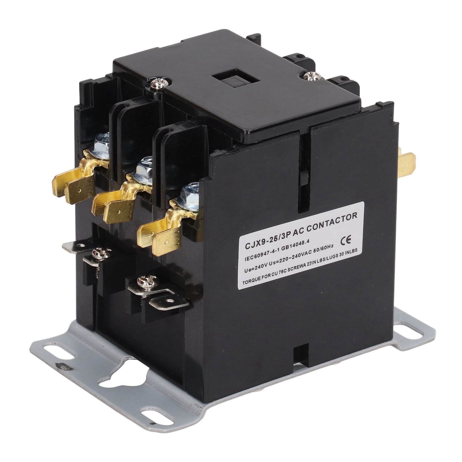 YanMaoYi AC Contactor 25A 3P Silver Alloy Contact Flame Retardant Air ...