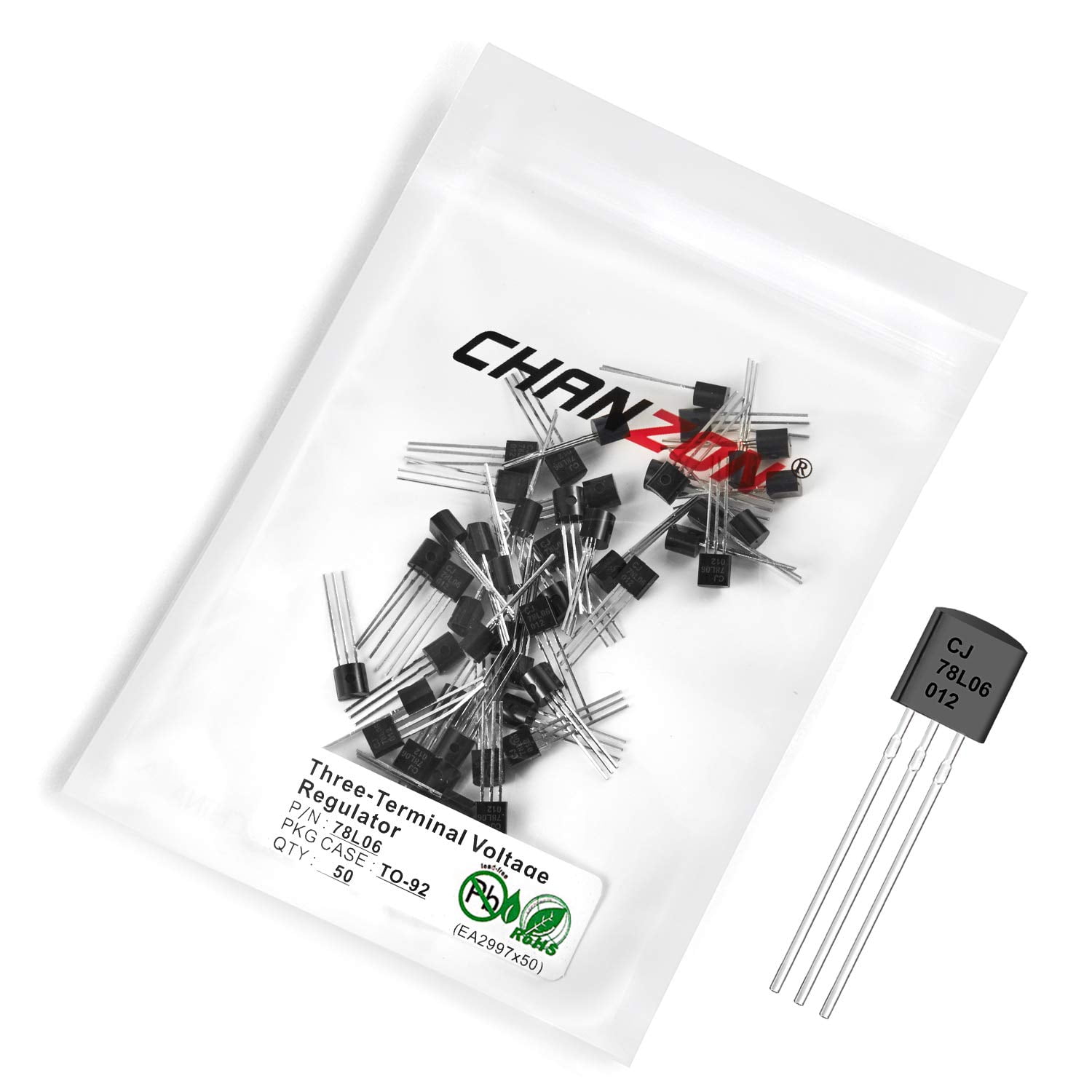 YanMaoYi L7805CV TO-220 Positive Fixed Voltage Regulator IC, Three Terminal Positive Regulator ...