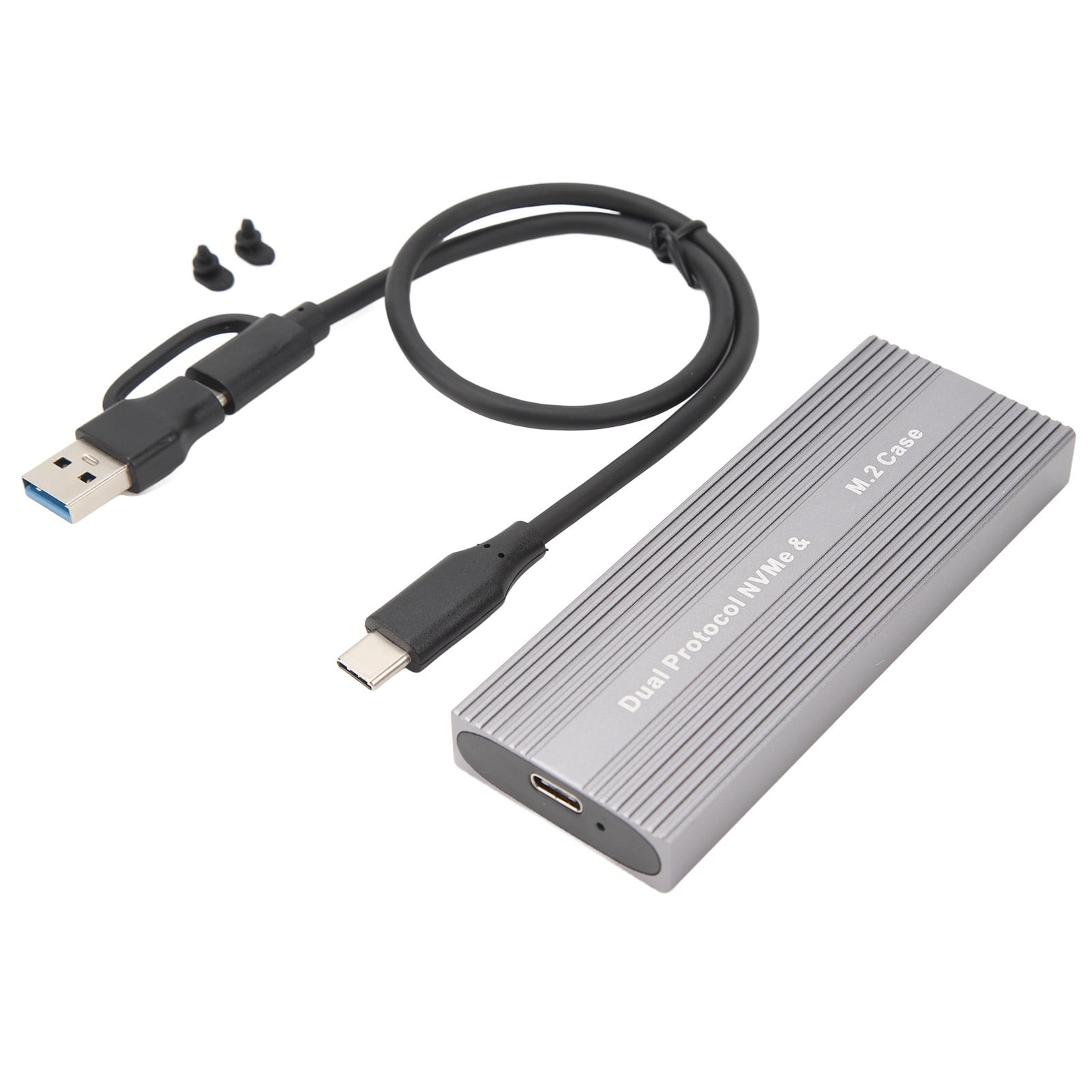 YanMaoYi M.2 Nvme PCIE NGFF SATA SSD Enclosure Type C Port 10Gbps UASP ...