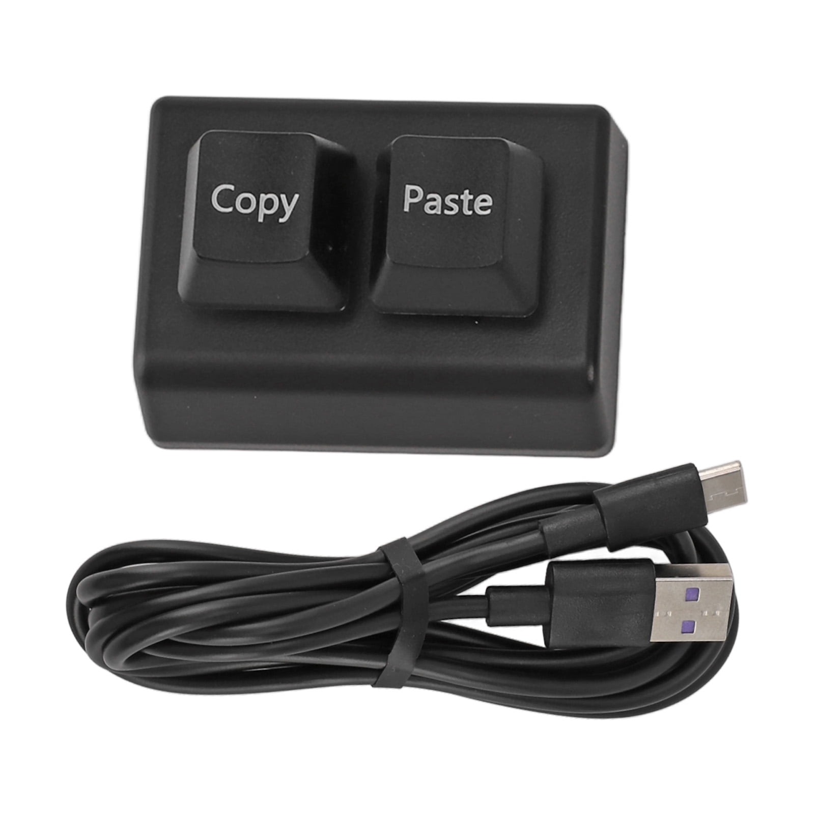 YanMaoYi Programmable Keypad 2 Keys Copy Paste Red Switch USB C Connection Mini Mechanical ...
