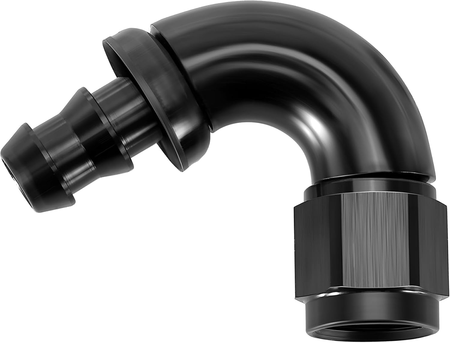 YanMaoYi YanMaoYi 10AN 90 Degree Push Lock Fitting One Piece Full Flow ...