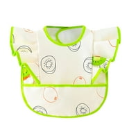 HaimoBurg 5 Pack Long Sleeve Baby Bibs, Waterproof Sleeved Bib, Toddler ...