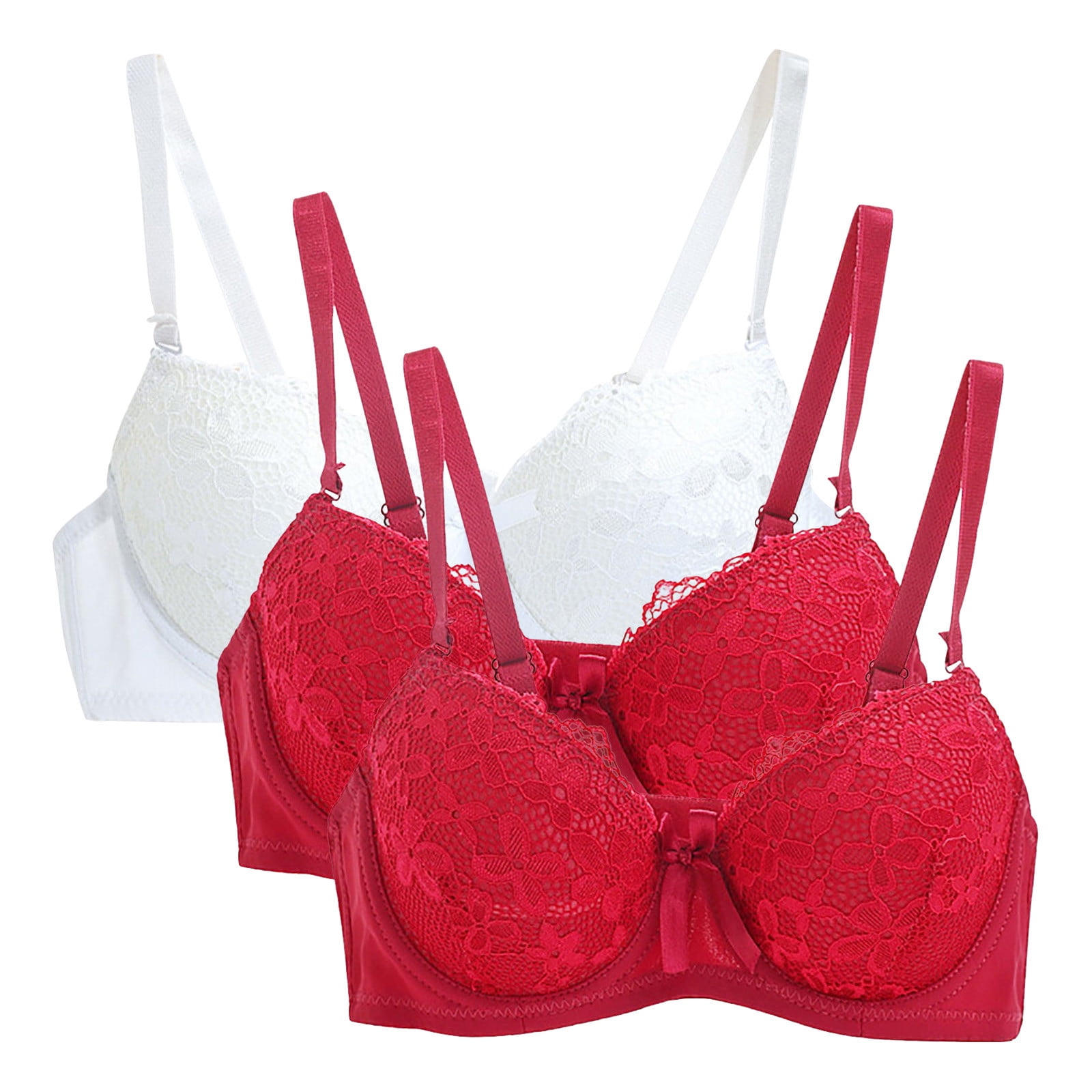 Gpaecead Womens Bra Seamless Bra Sexy Lace Oversized Bras Lace Bralette ...