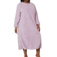 YanQiao Womens Plus Size Robe,Soft Warm Coral Fleece Bathrobe For Women ...