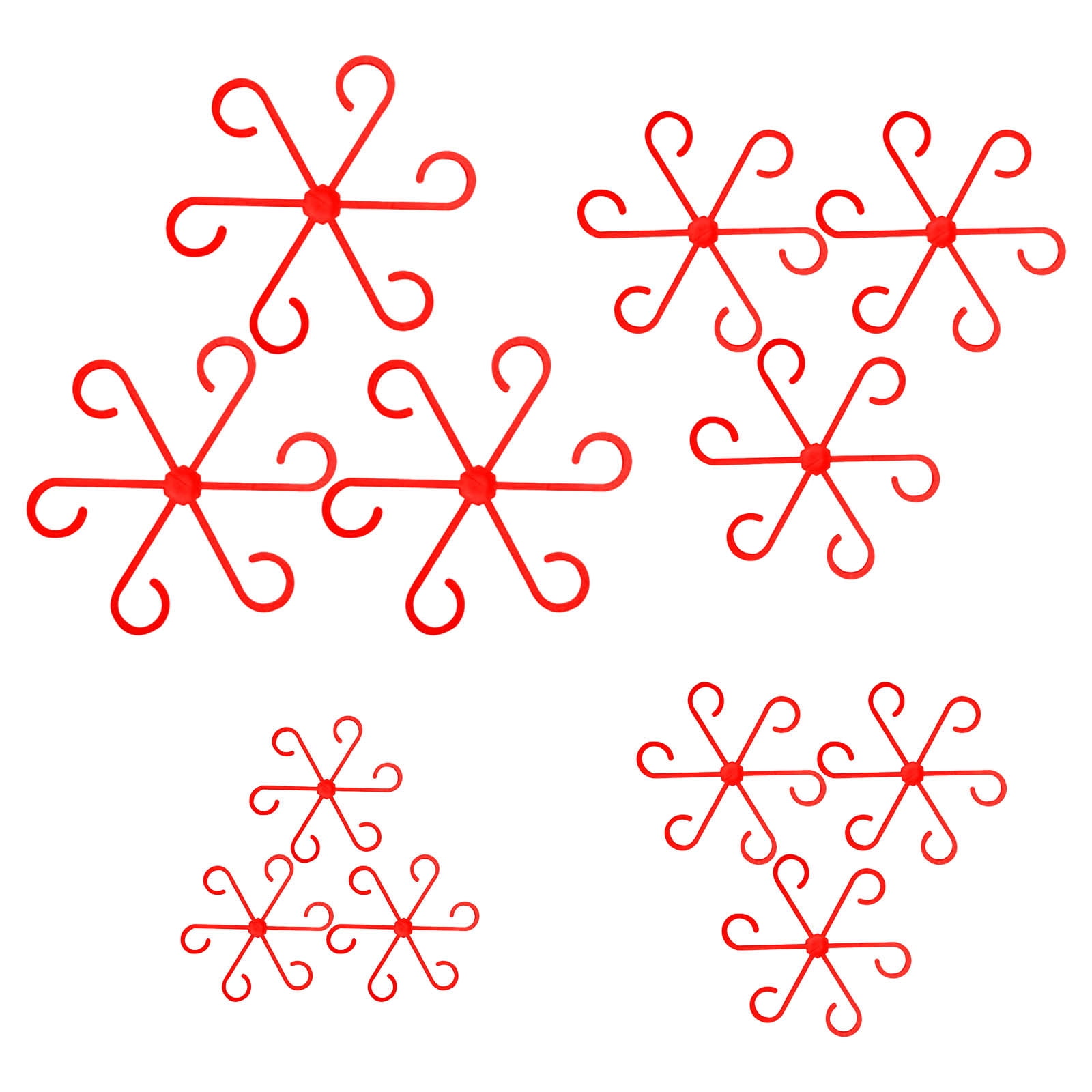 YanYan 12-Pack Plant Support Clips - 4-Size Adjustable Garden Climbing ...