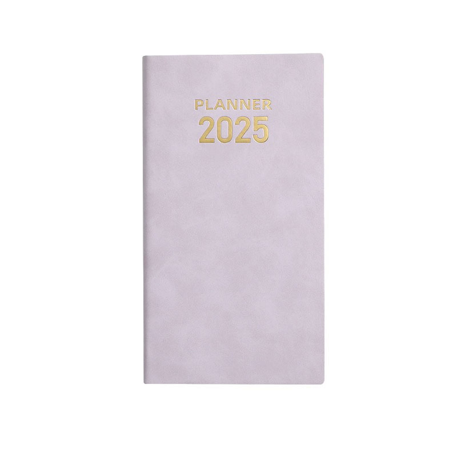 YanYan 2025 Planner, Elegant Leather Notebook, Daily Management Tool ...