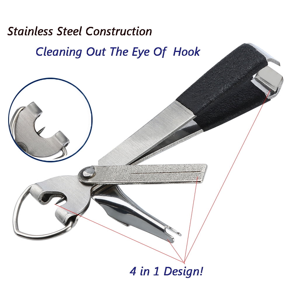 YanYan 4 In 1 Knot Cutter Nippers, Stainless Steel Line Cutter Tool ...