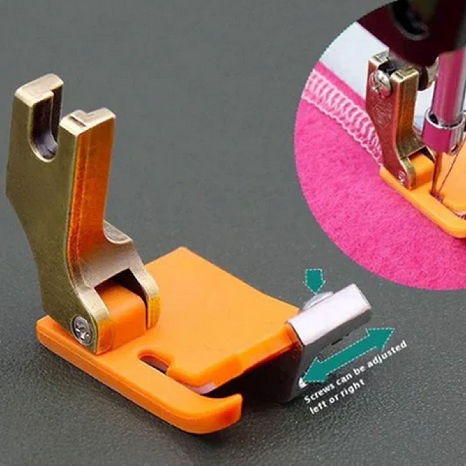 YanYan Adjustable Presser Foot, Industrial Sewing Machine Attachment, Coated Steel Construction ...