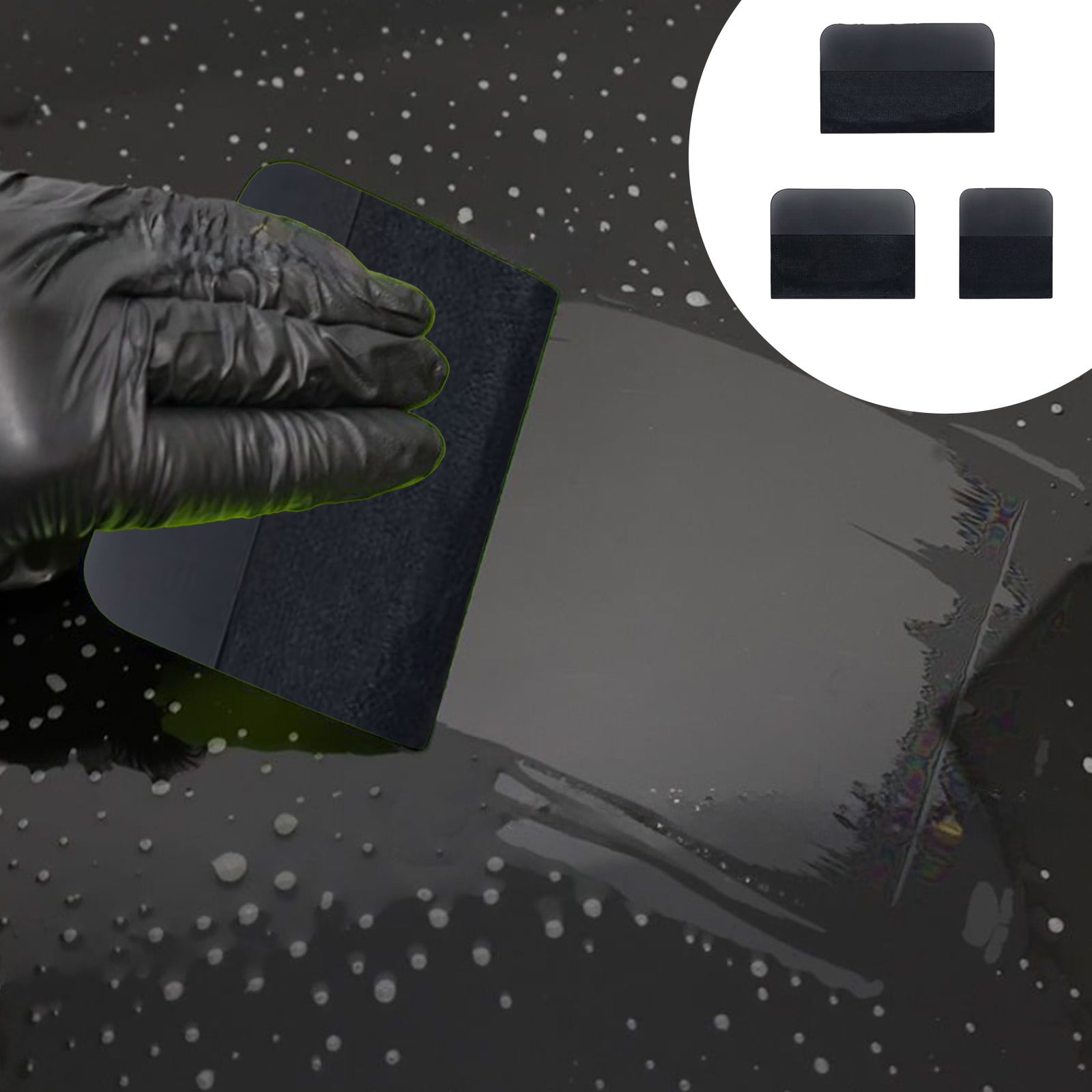 YanYan Car Film Scraper Set, Invisible Film Squeegee Tool, Ergonomic ...