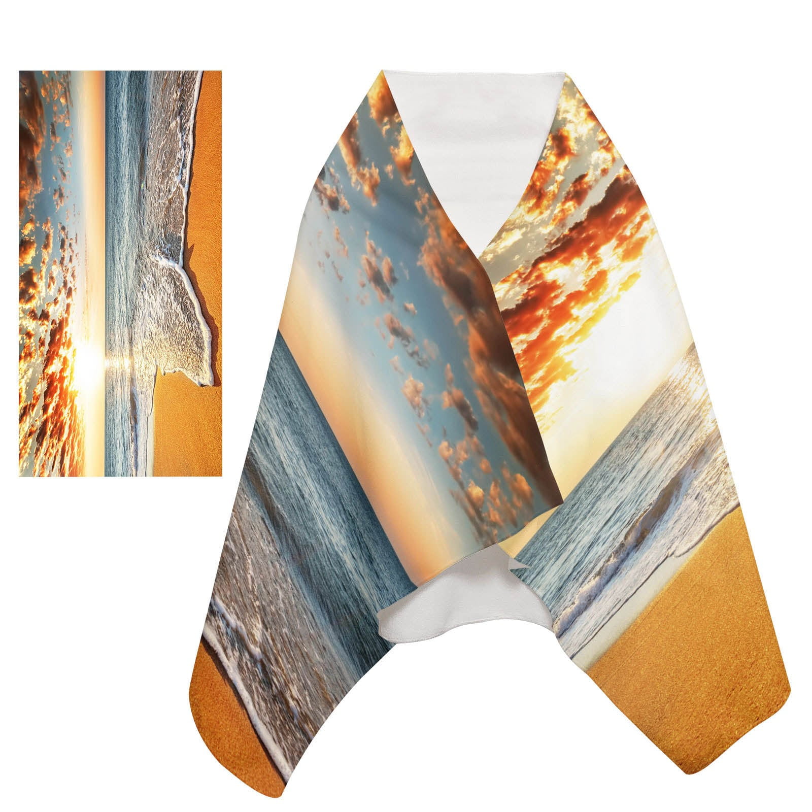 YanYan Lazy Beach Towel, Wearable Beach Cover-Up, Soft and Comfortable ...