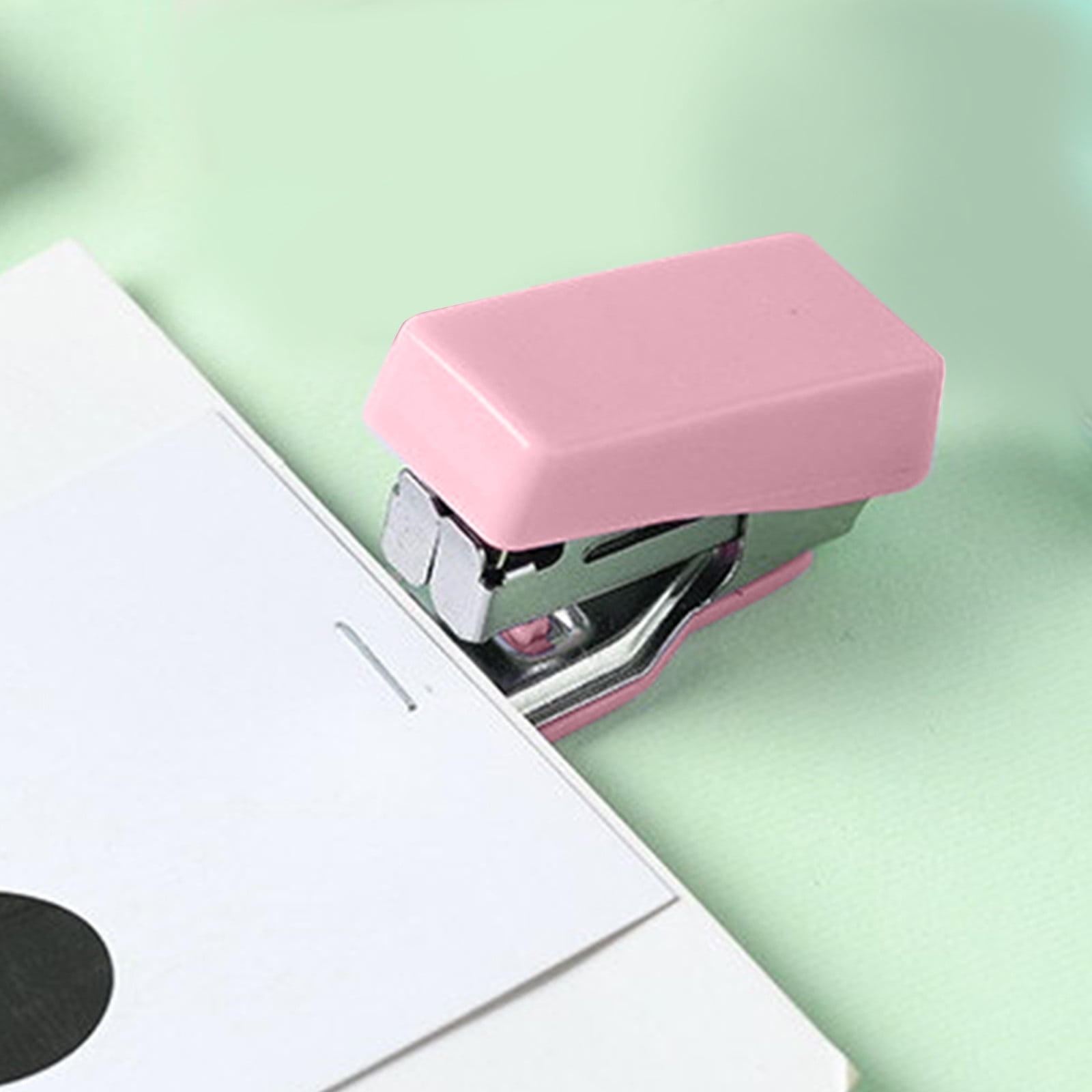 YanYan Macaroon Mini Stapler Set, Fresh Metal Design, Compact and ...
