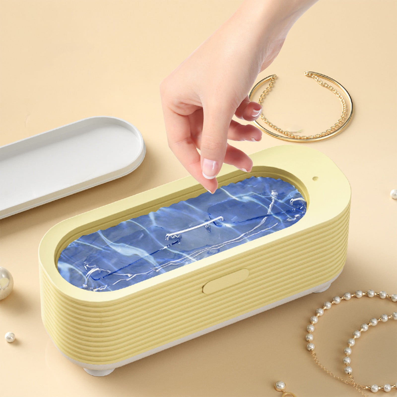 YanYan Multifunctional Eye Cleaner, Portable Eyeglass Cleaner, 47Khz ...