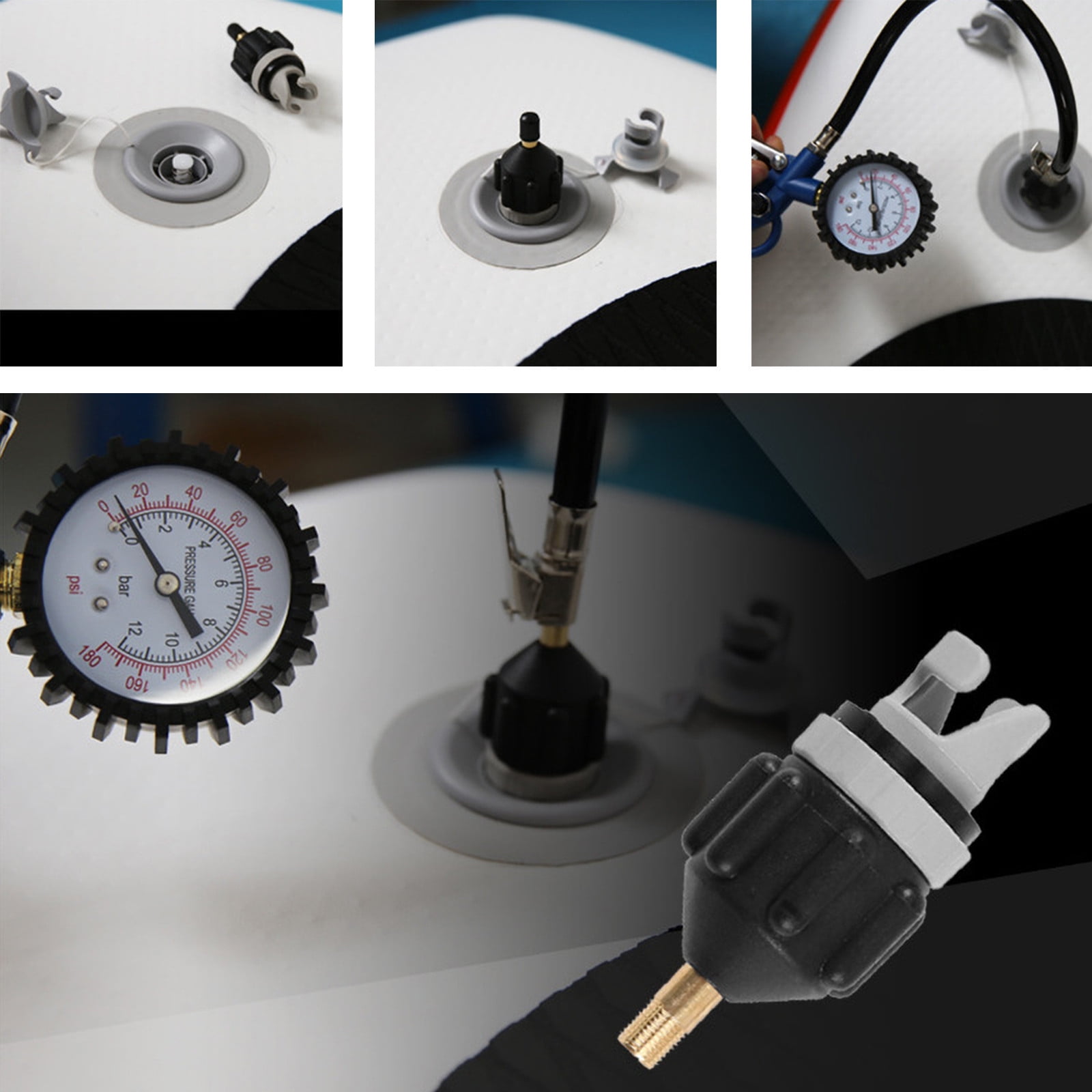 YanYan Paddle Board Nozzle Adapter, Inflatable Pump Adapter for Kayak ...