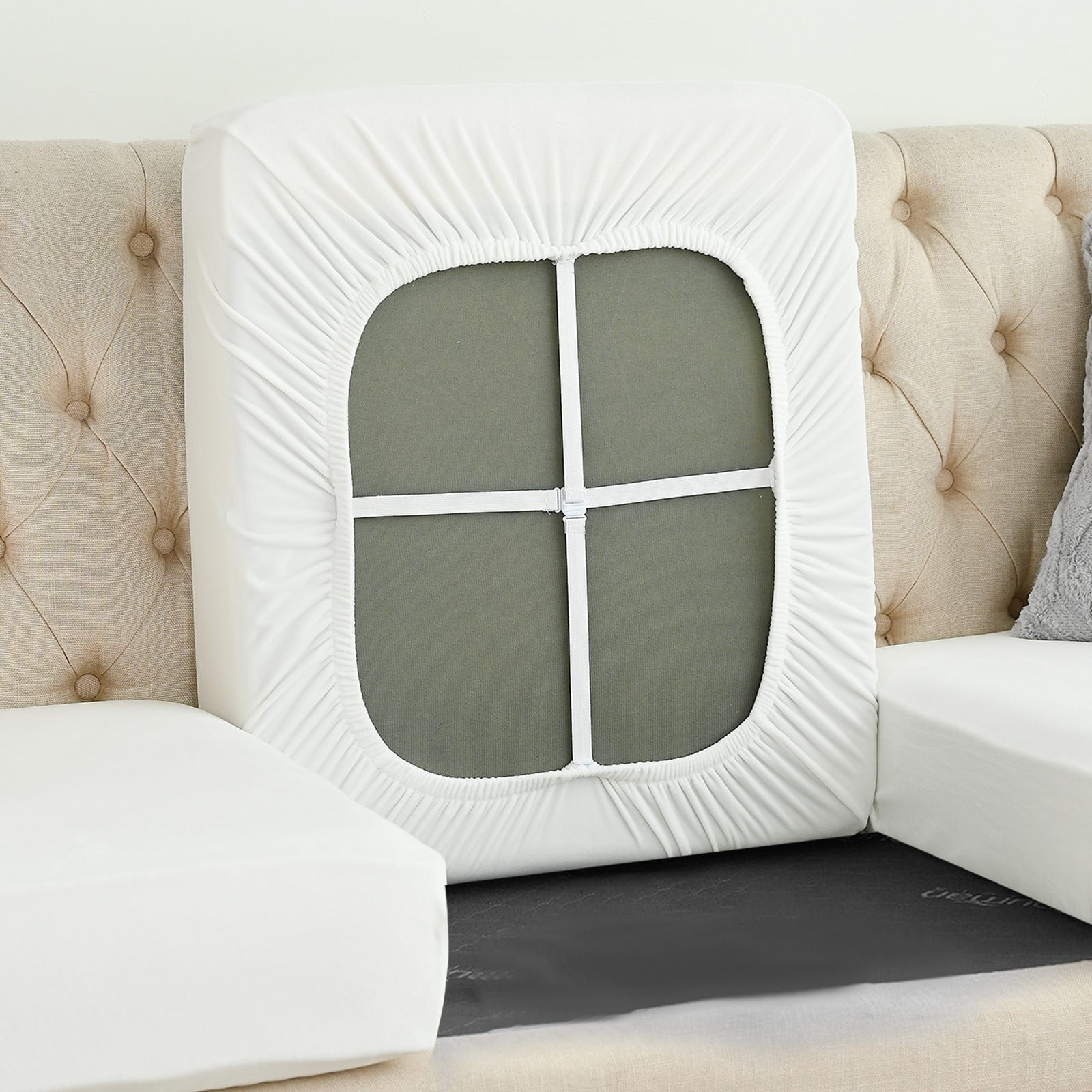 YanYan Sofa Cover, Full-Bag Polyester Protection, Stylish Scratch ...