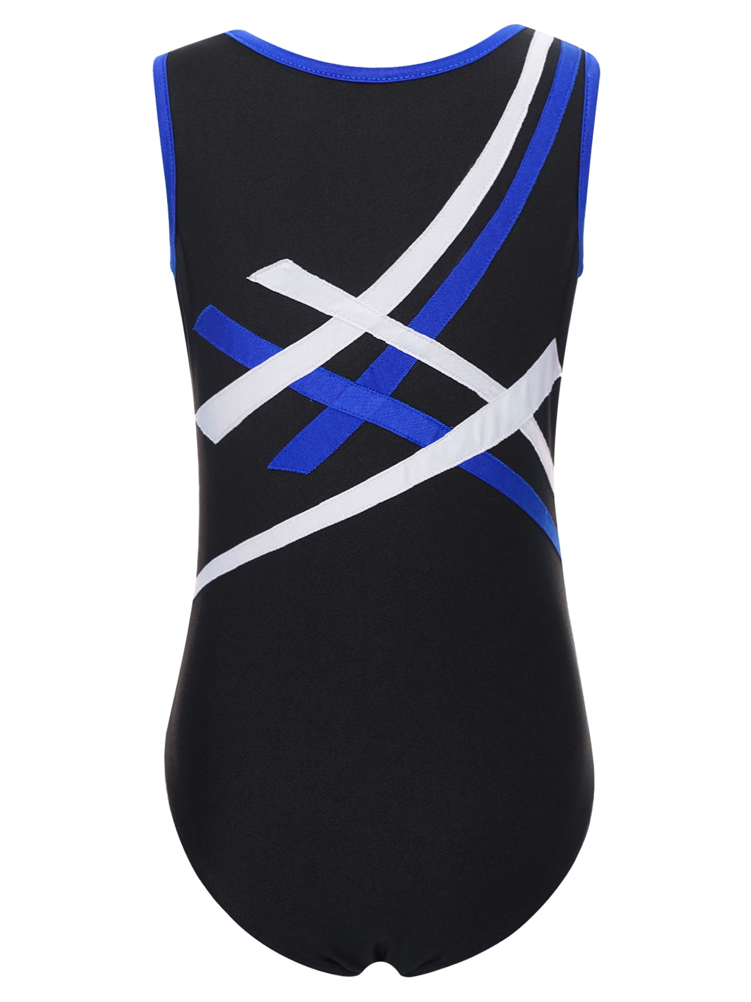 Yanarno Kids Boys Sleeveless Patchwork Gymnastics Leotard Contrast ...