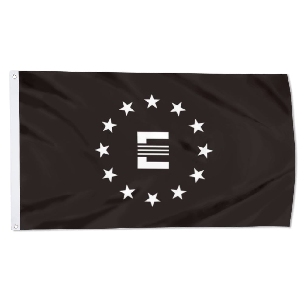 Yanbooch 12 Stars Enclave Fallout Flag, Black Banner with Grommets, 3x5 ...