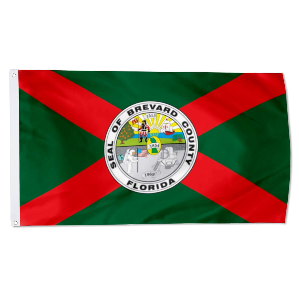 Yanbooch Brevard County Florida Flag banner with Grommets Man cave ...