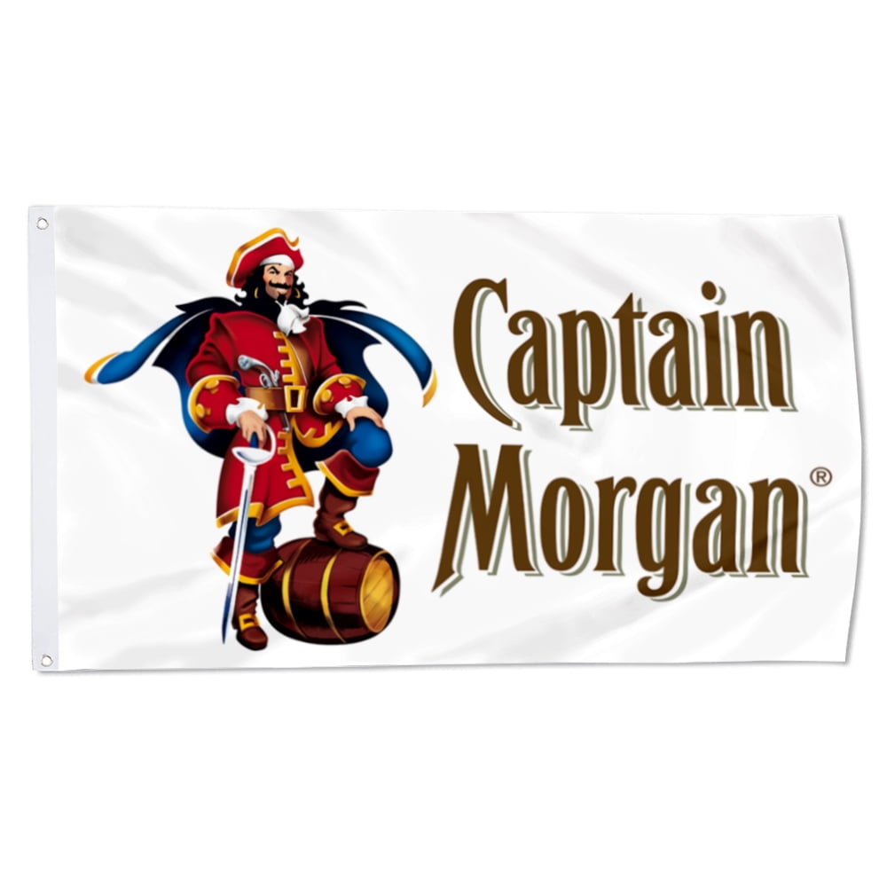 Yanbooch Captain Morgan Beer Flag banner with Grommets Man cave Decor ...