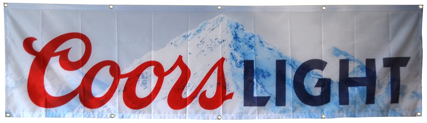 Yanbooch Coors Light Beer Flag banner with Grommets Man cave Decor ...