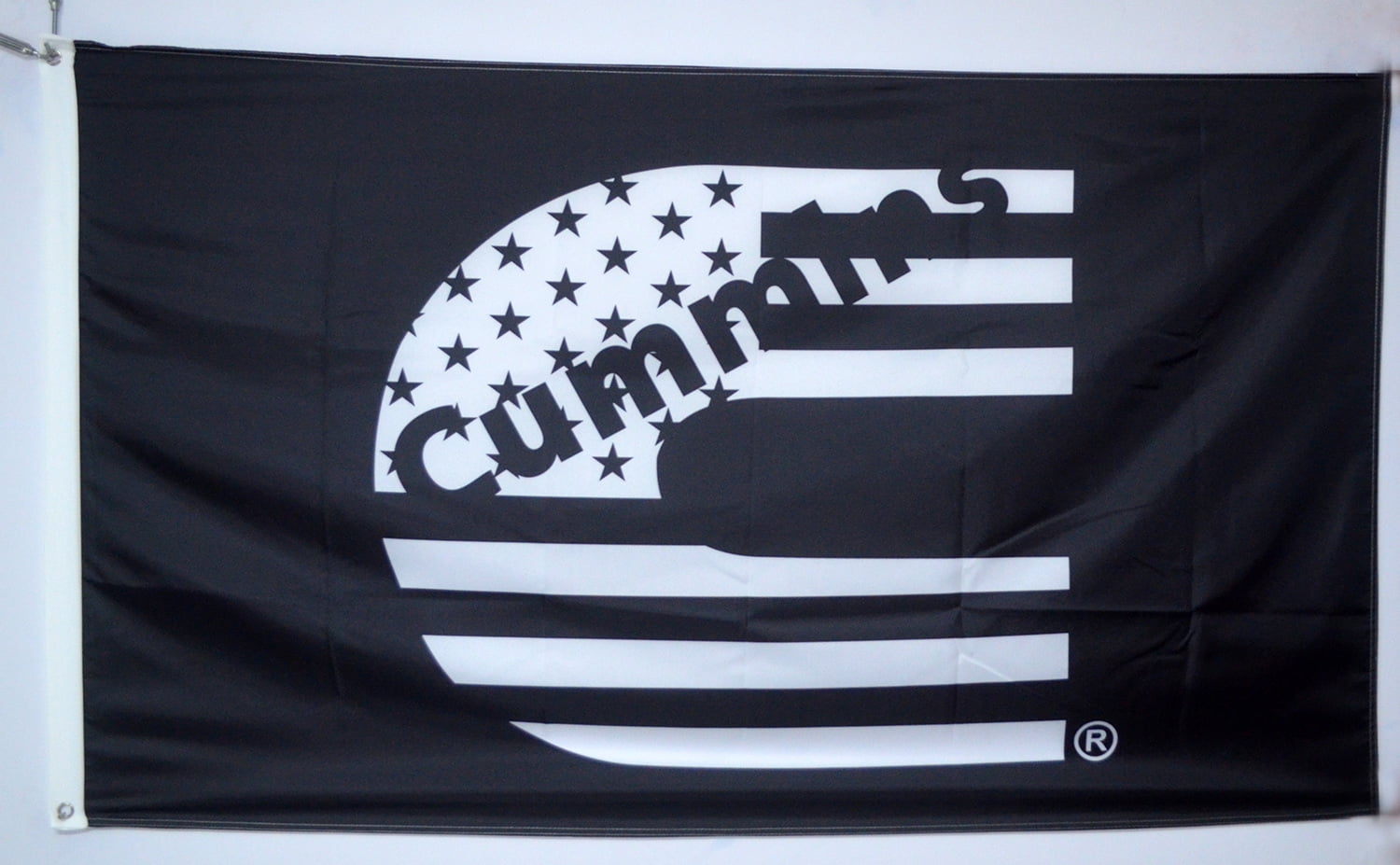 Yanbooch Cummins Turbo Diesel Engine flag US black banner with Grommets ...