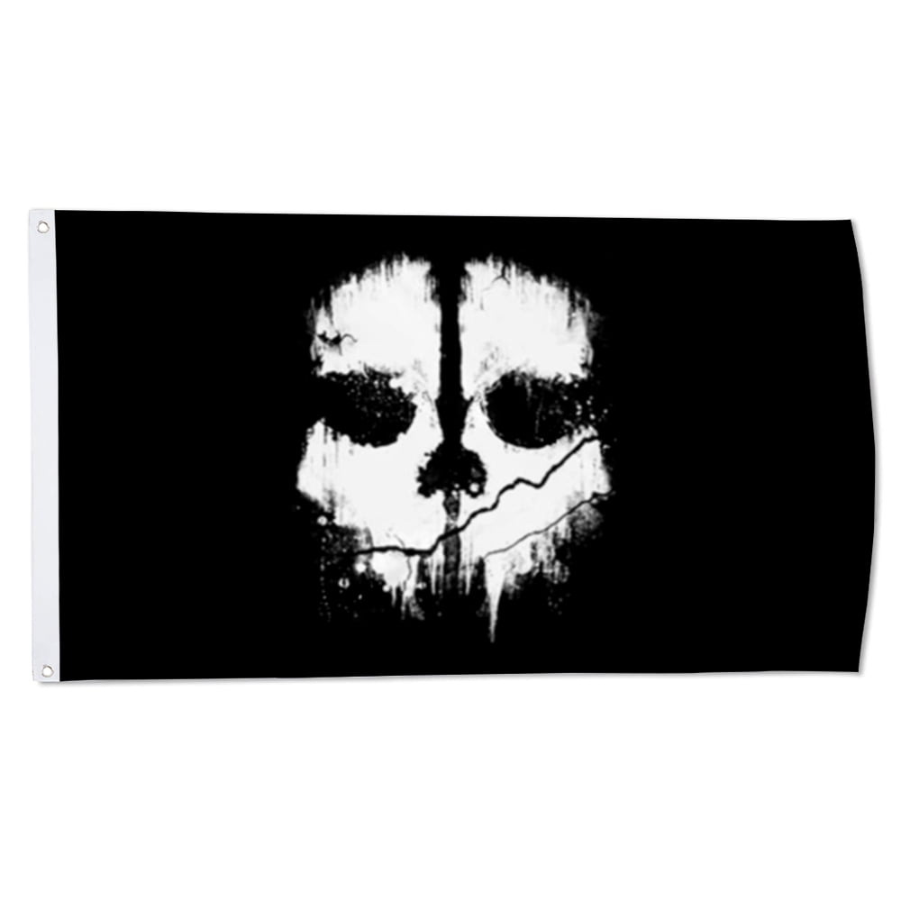 Yanbooch Ghost Face Flag banner with Grommets Man cave Decor 3x5Feet ...