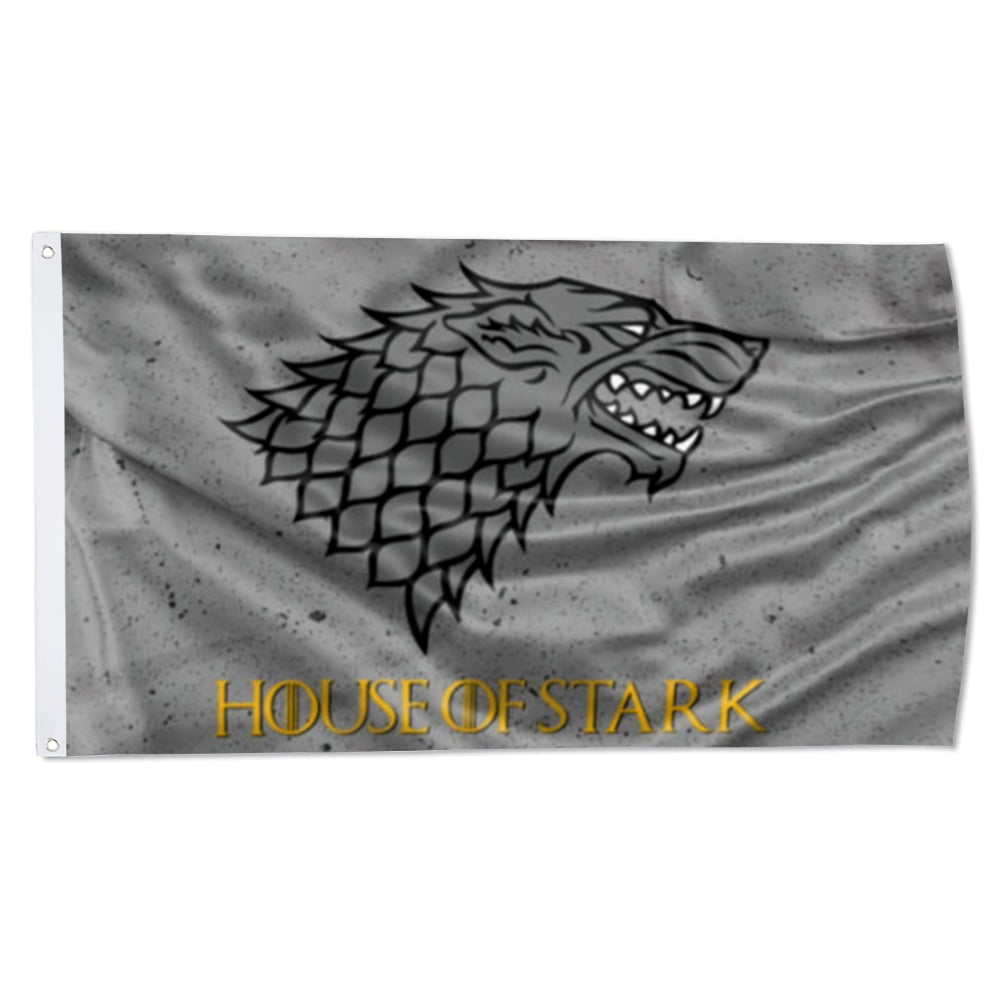 Yanbooch House Stark Flag banner with Grommets Man cave Decor 3x5Feet ...