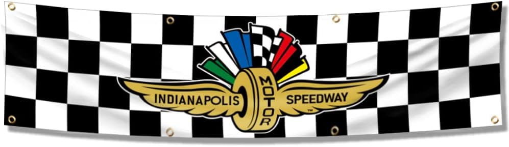 Yanbooch Indianapolis Motor Speedway Flag Checkered banner with ...