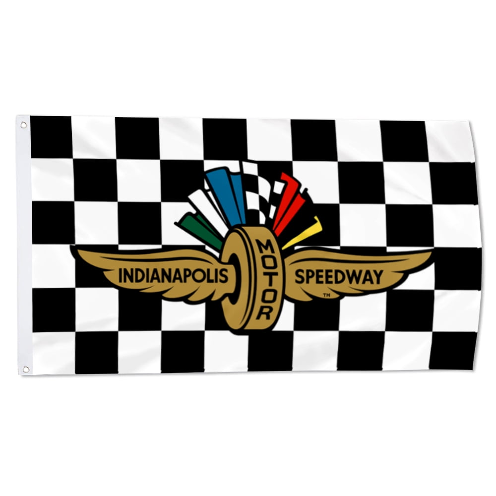 Yanbooch Indianapolis Motor Speedway Checkered Flag, 3x5 ft, Durable ...