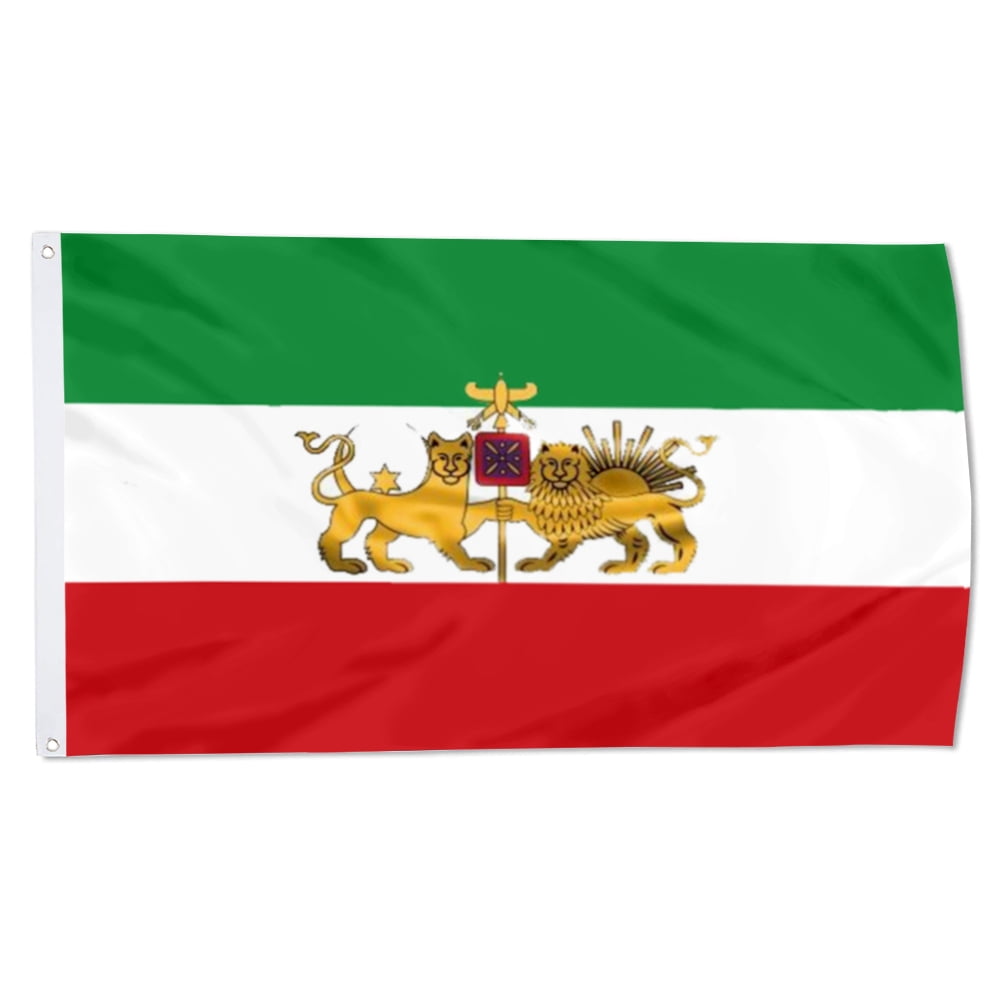 Yanbooch Iran Lion And Lioness flag banner with Grommets Man cave Decor ...