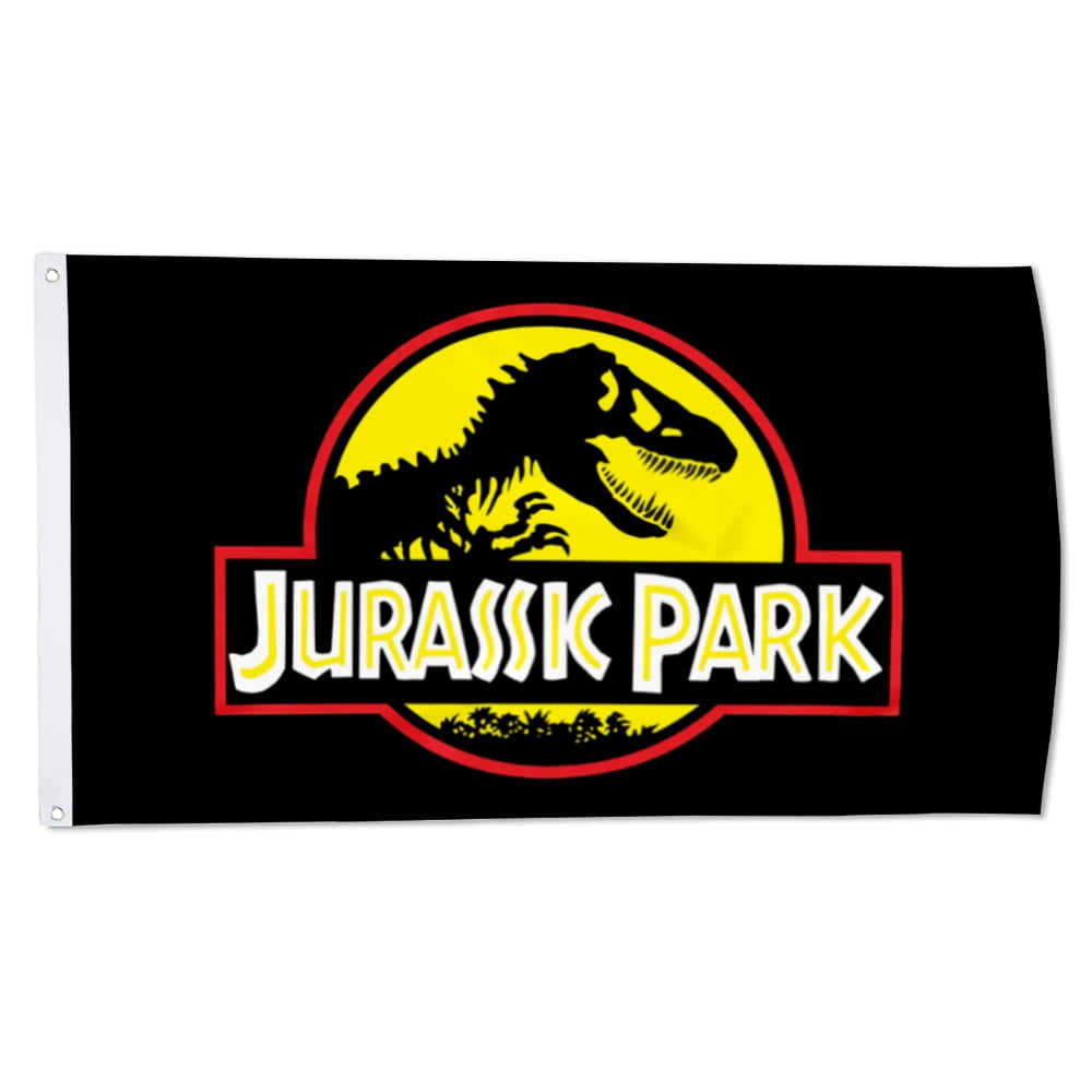 Yanbooch JURASSIC PARK Movie Dinosaur flag banner with Grommets Man ...