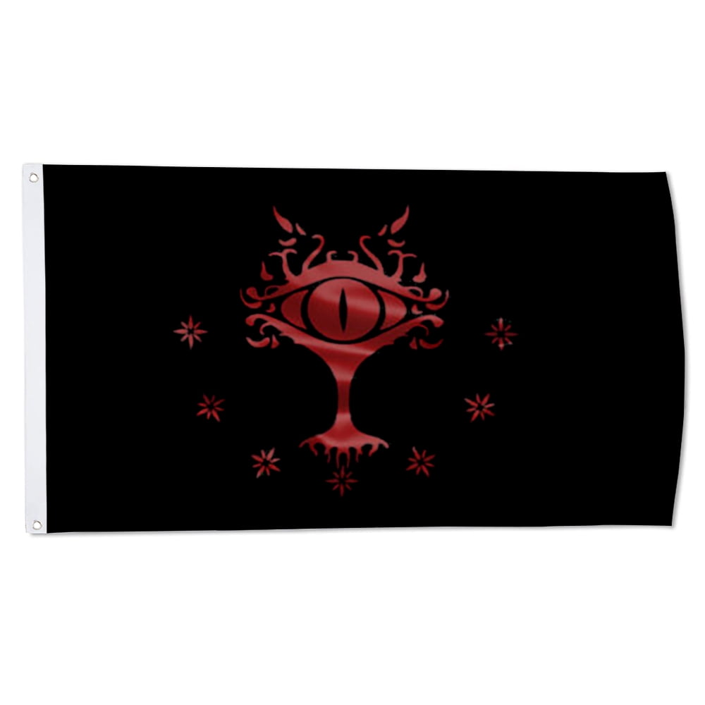 Yanbooch LOTR Eye of Sauron Flag banner with Grommets Man cave Decor ...