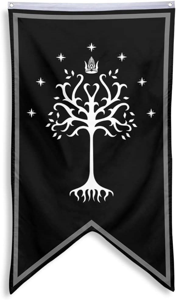 Yanbooch Lord of the Rings flag Tree of Gondor flags LOTR Dovetail ...