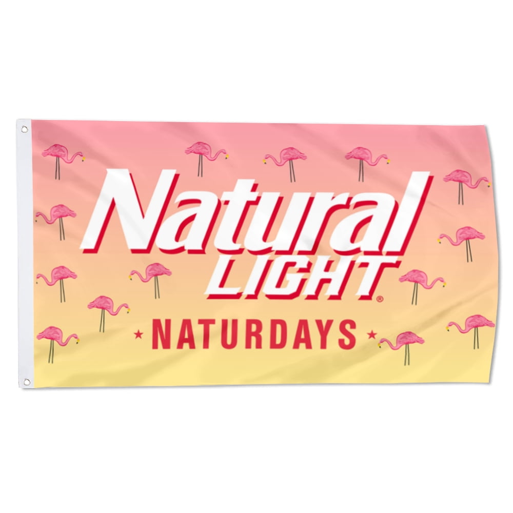 Yanbooch Natural Light Naturdays flag banner with Grommets Man cave Decor 3x5Feet - Walmart.com
