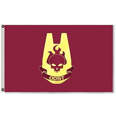 Yanbooch Orbital Drop Shock Troopers flag ODST Flags Red banner with ...